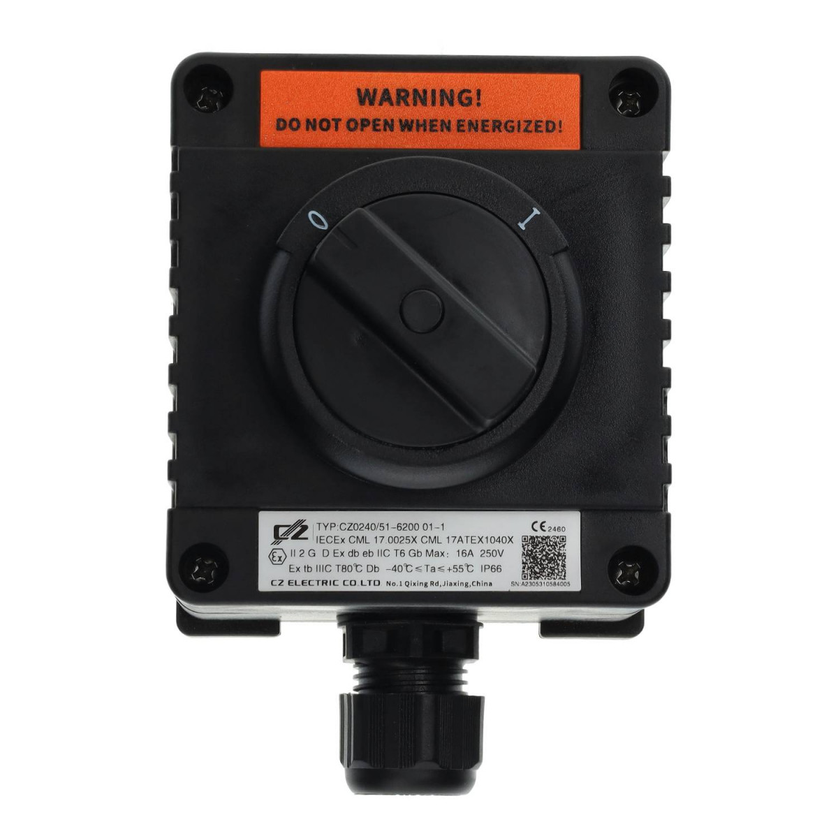 16A ATEX illumination switch IP66