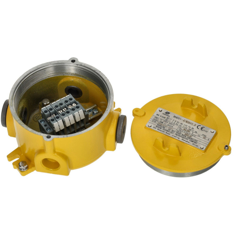 ATEX Industrial Junction Box 3-way M25 IP66 | Masterled