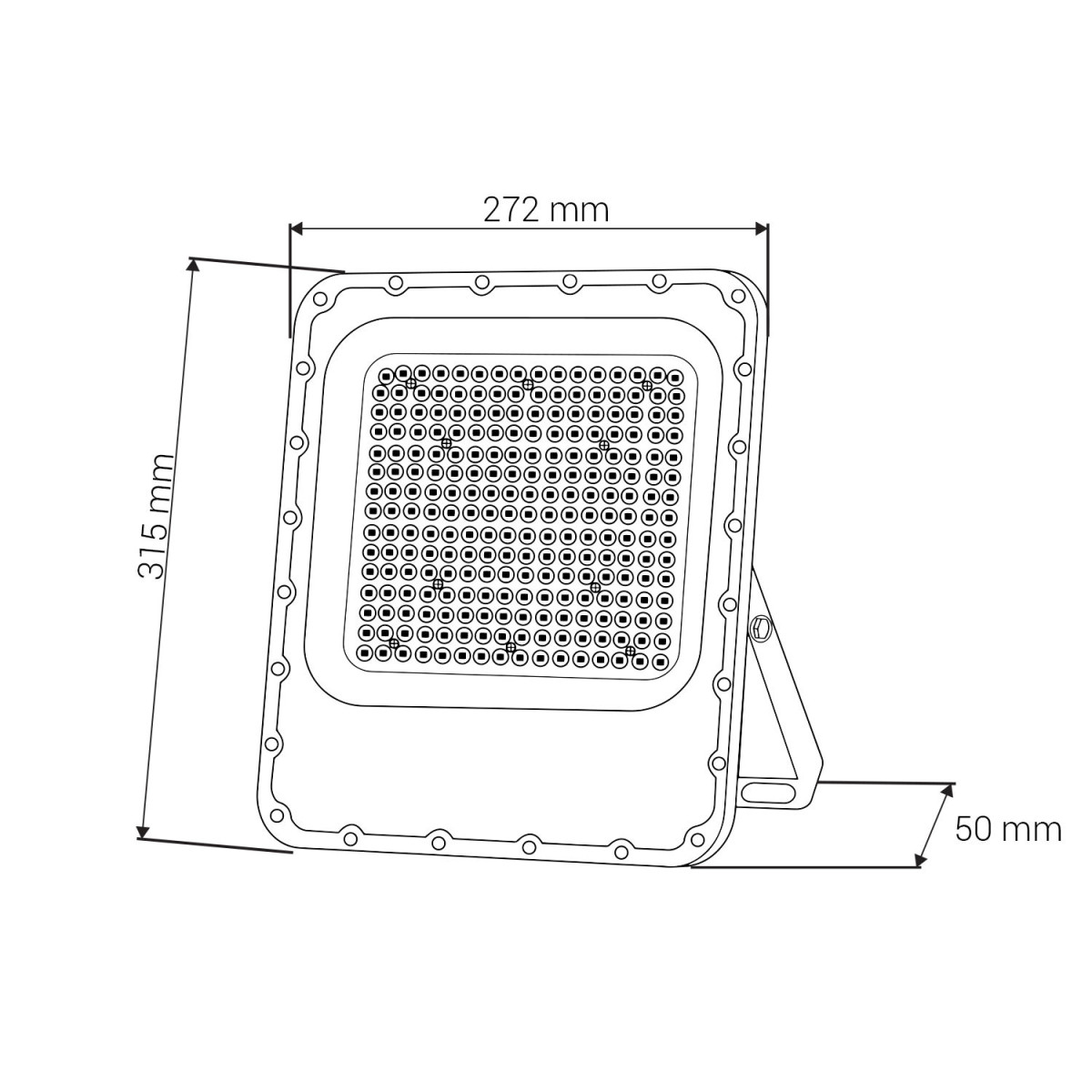 150W SLIM IP66 LED floodlight