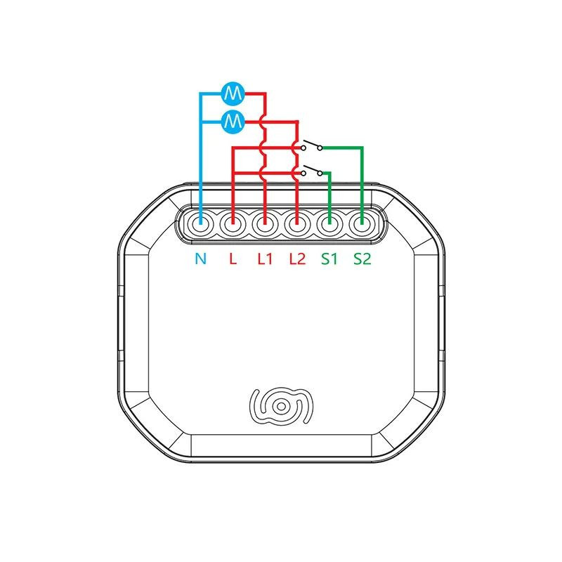 WiFi roller shutter switch module