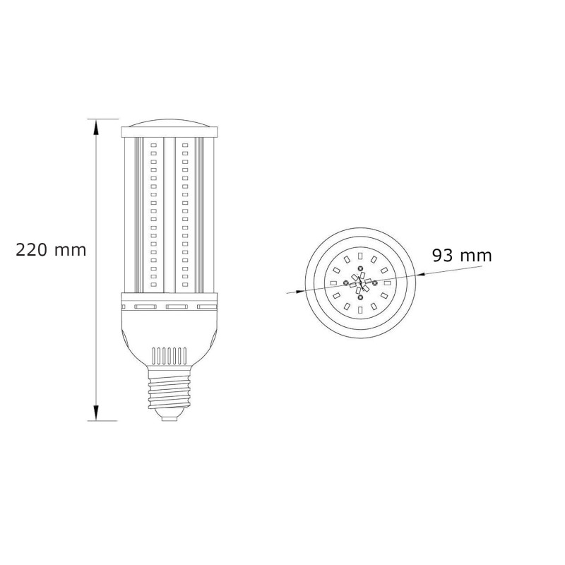 Bombilla LED Alumbrado Público 36W | Alumbrado público e iluminación ...