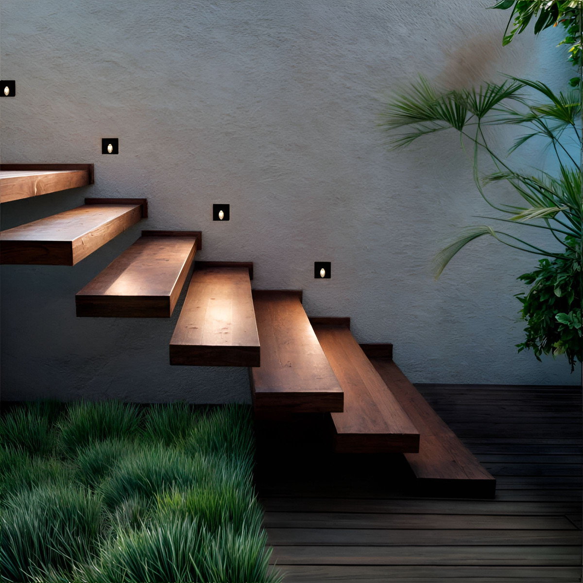 3W LED Step Light Outdoor Recessed Oval Wall Light | Masterled