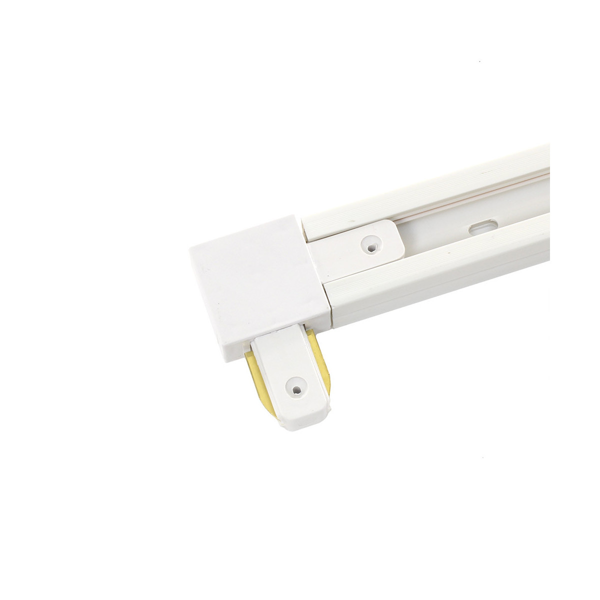 Curved connector for PVC LED rail