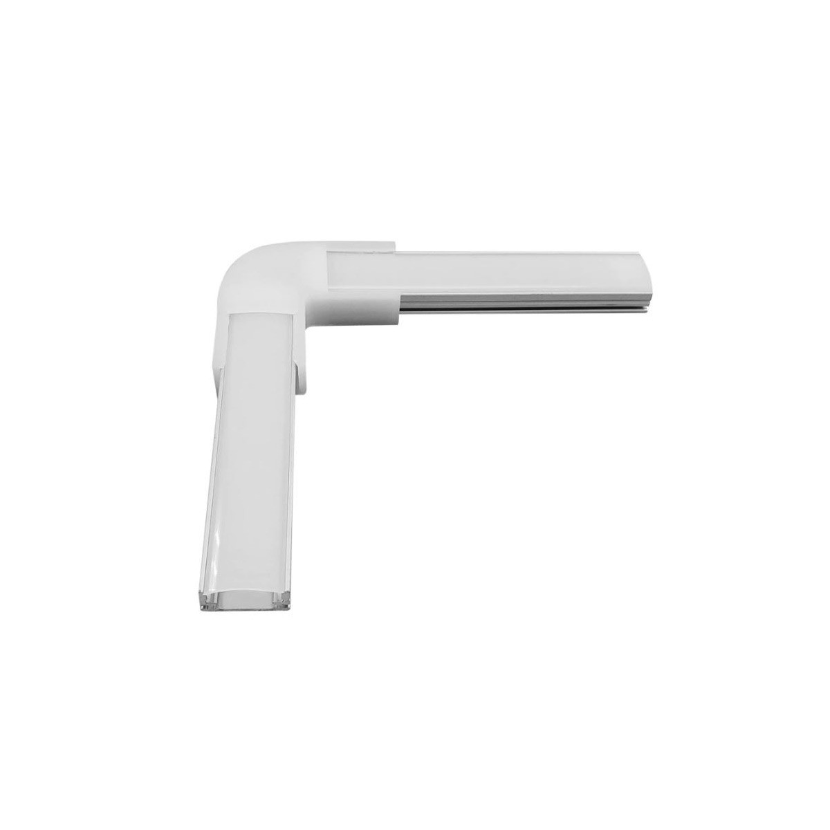 Conector en L para perfil rectangular de aluminio PTL2