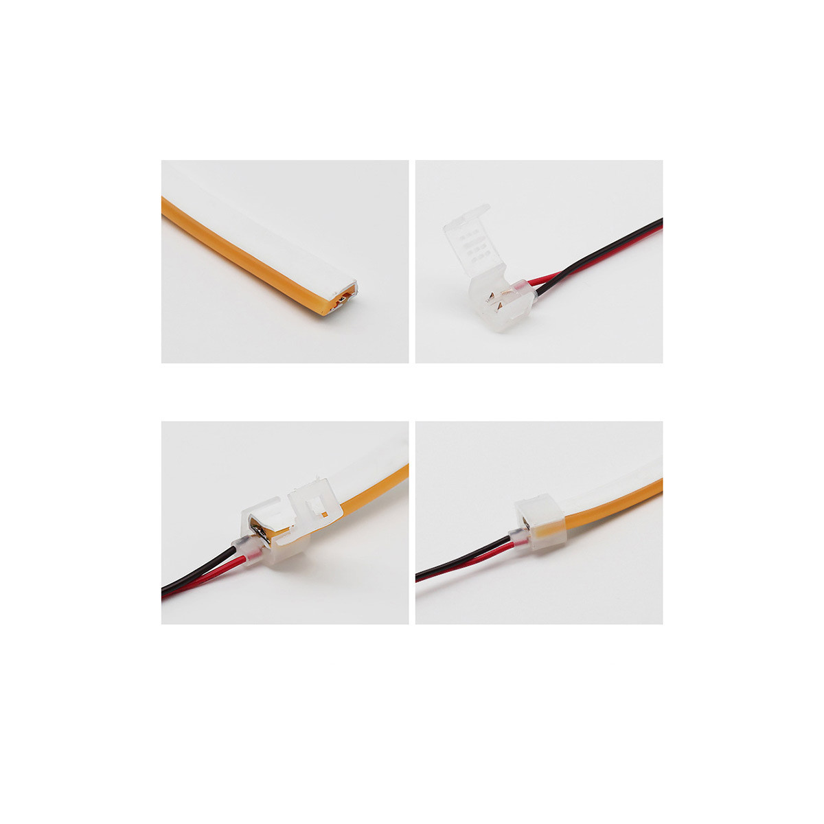Neon flex connection cable single colour 12-24V 6mm