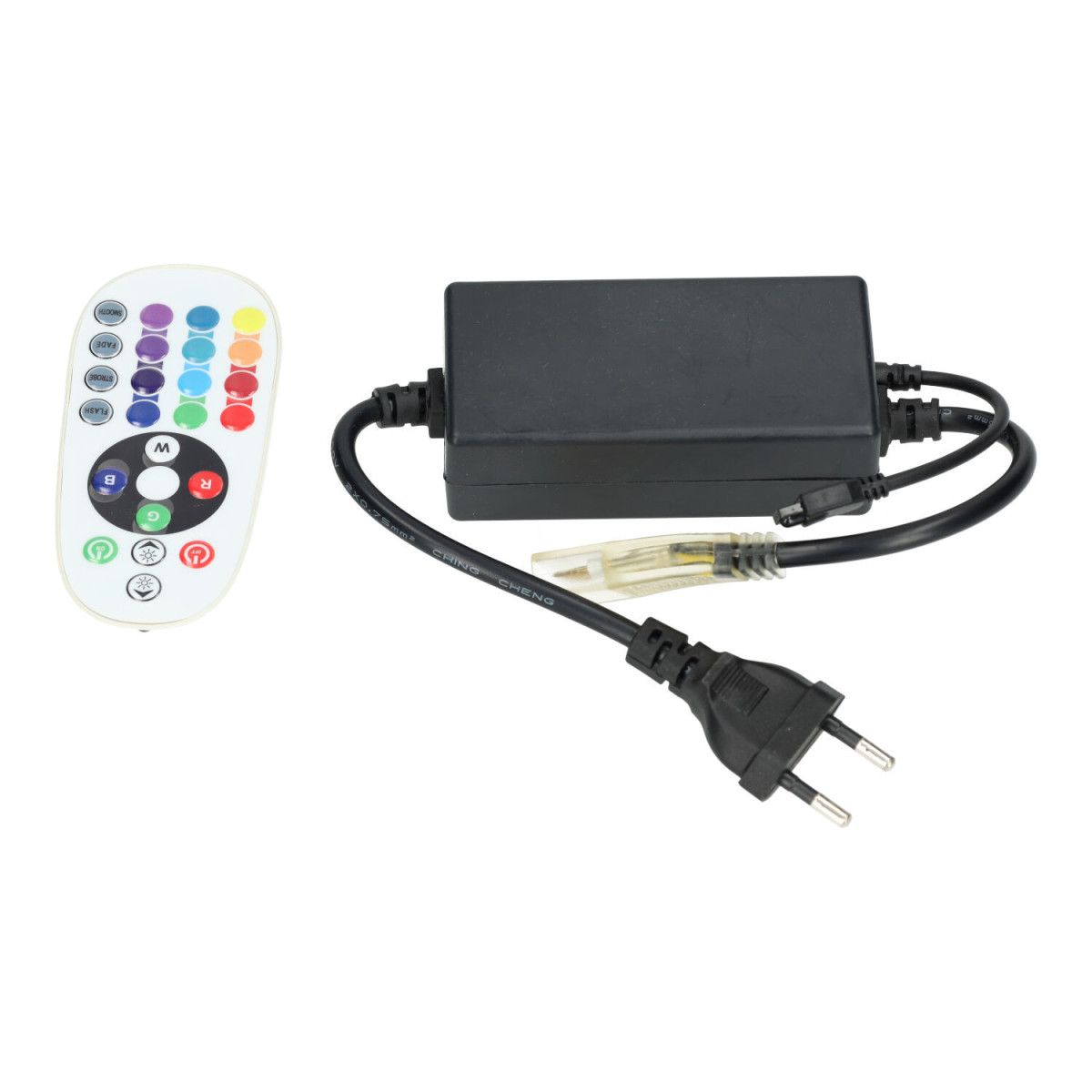 Controlador tira led 220v RGB mando a distancia